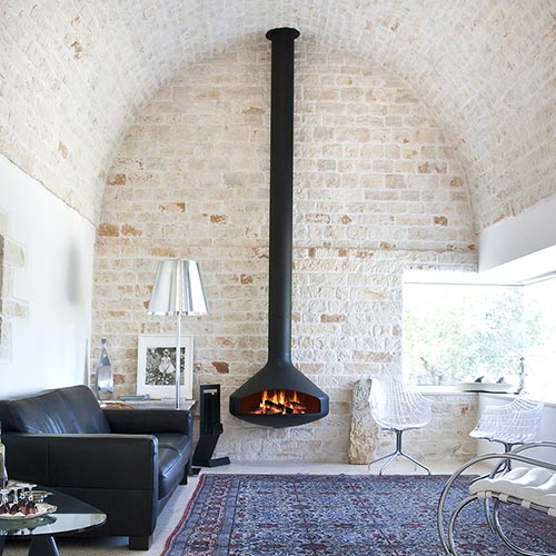 Focus Camini: camini sospesi, stufe a pellet| Brocanelli